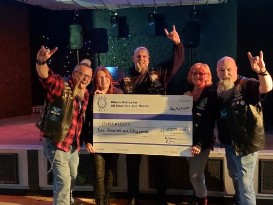 BRACAN donate £250 - Bracan MCC